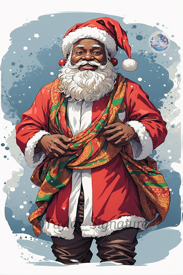 Santa standing 2d_Digital Design