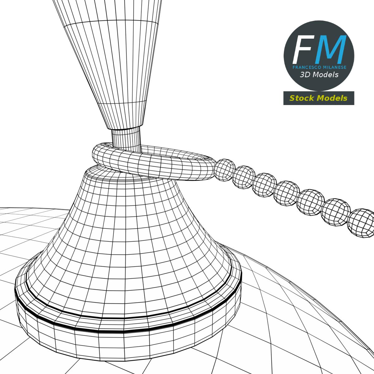 3D MODEL - Reception pen on chain