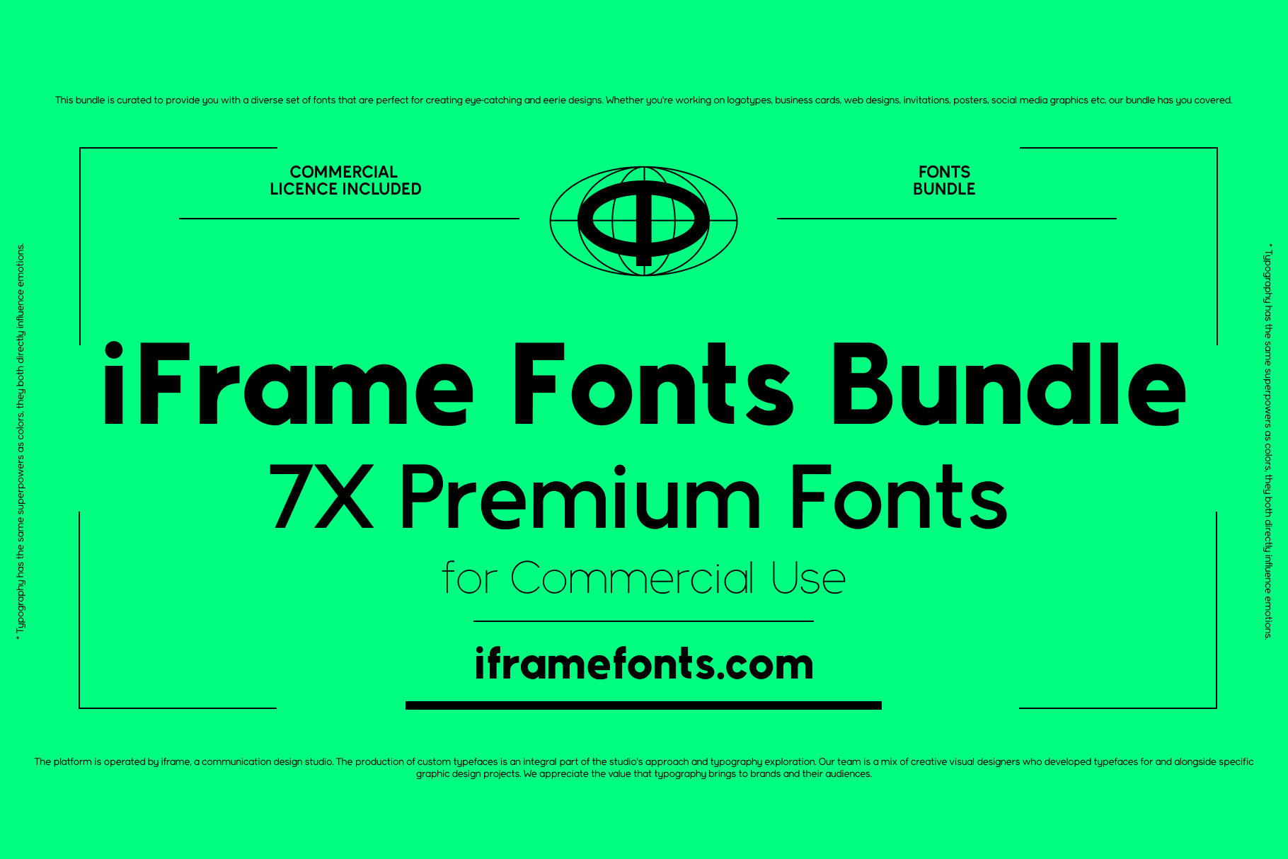 🌟 Welcome to the iFrame Fonts Bundle! 🌟 - IFRAME ️ TYPE FOUNDRY