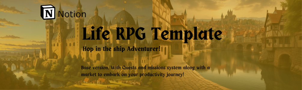 Life RPG Notion Template | Gamify your Productivity