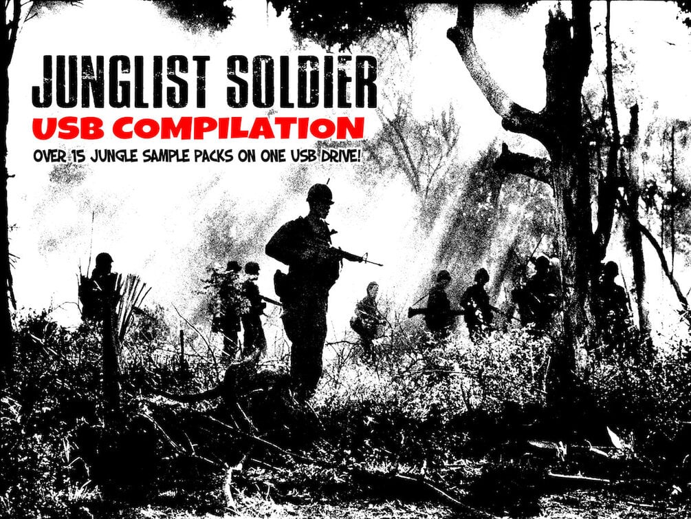 Junglist Soldier Mega Sample Pack USB
