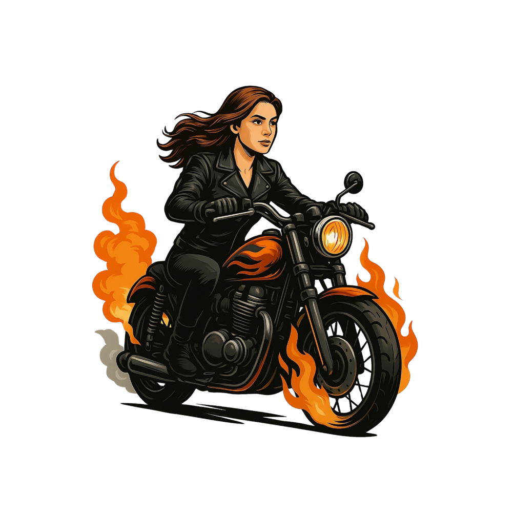 Fearless Ride: The Biker Queen