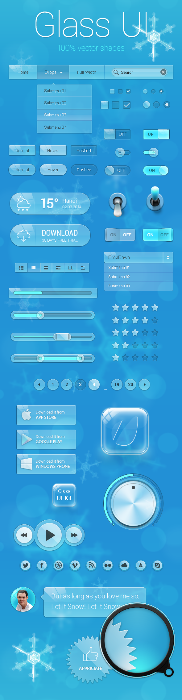 Glass UI