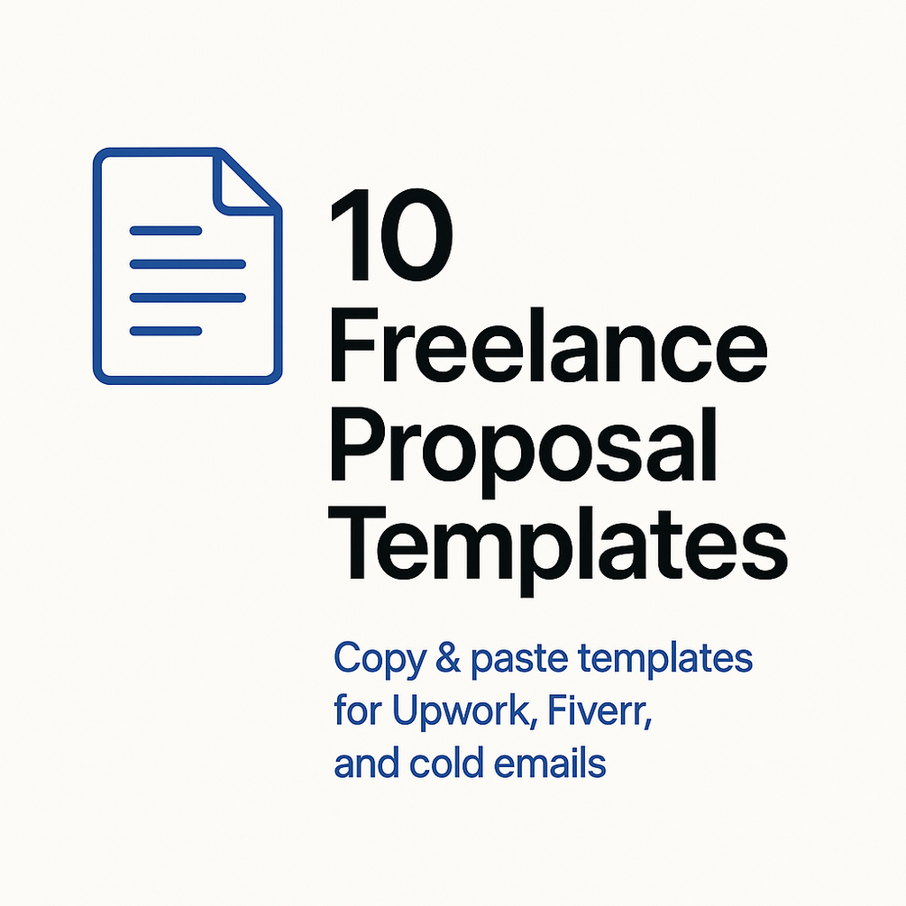 10 Copy & Paste Freelance Proposal Templates to Land More Clients