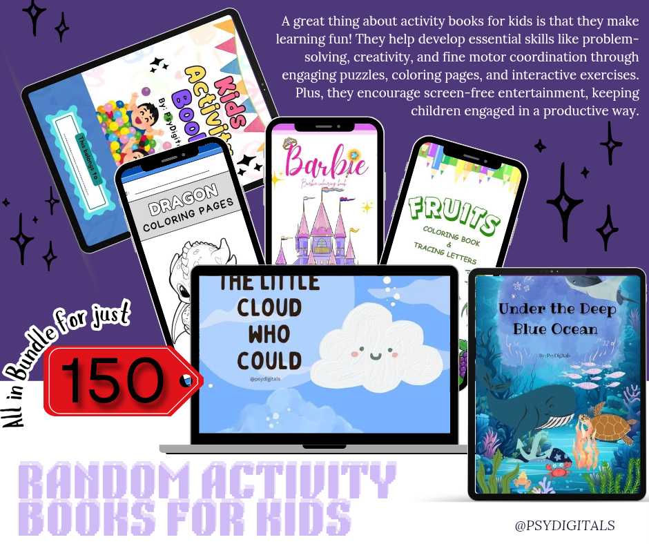 Random Kids Busy Books