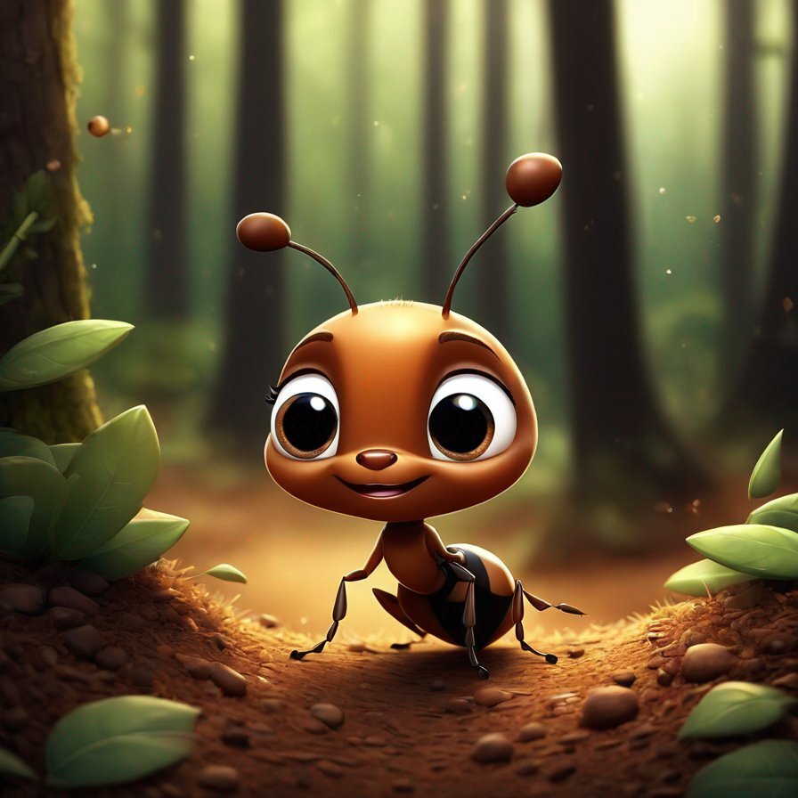 The Ant Village Adventure - story book for kids