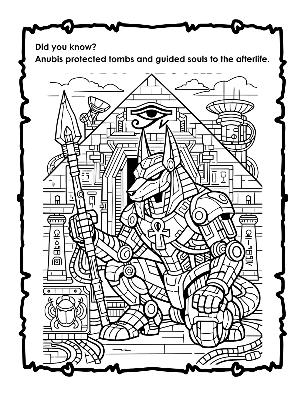 The ultimate pharaoh. Robots of Ancient Egypt _coloring book