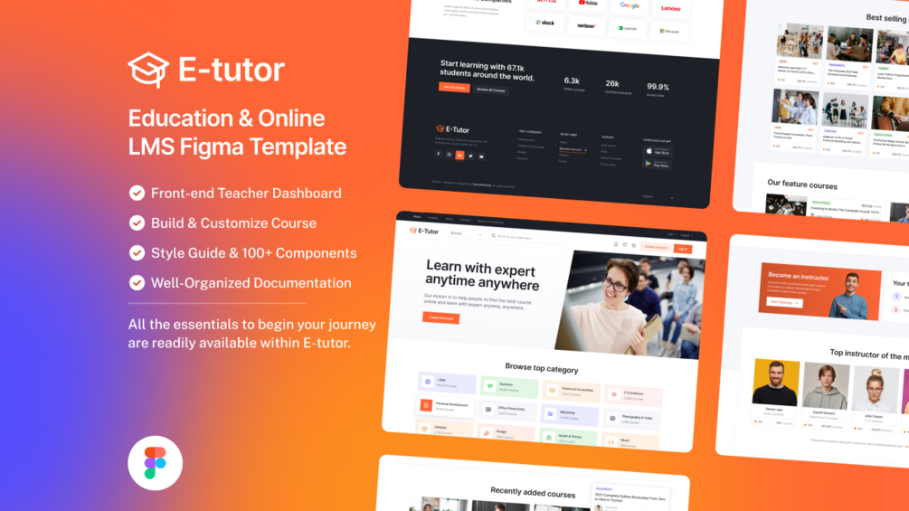 Education & Online LMS Figma Template