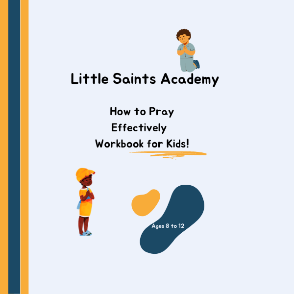 How to pray effectively workbook for kids