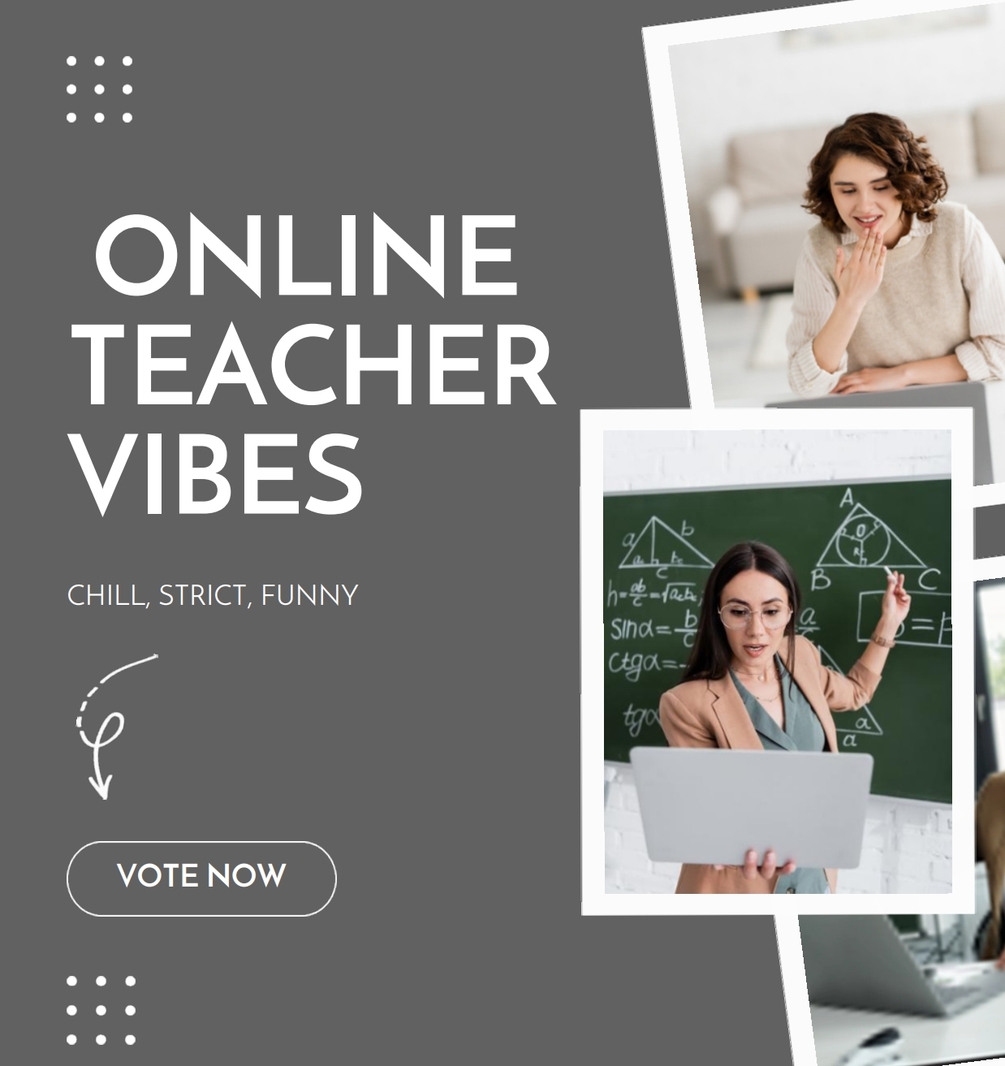 ONLINE TEACHER VIBES template