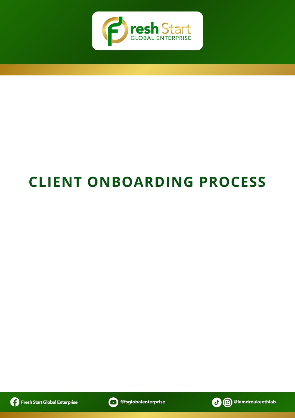 SOP Template: Client Onboarding Process