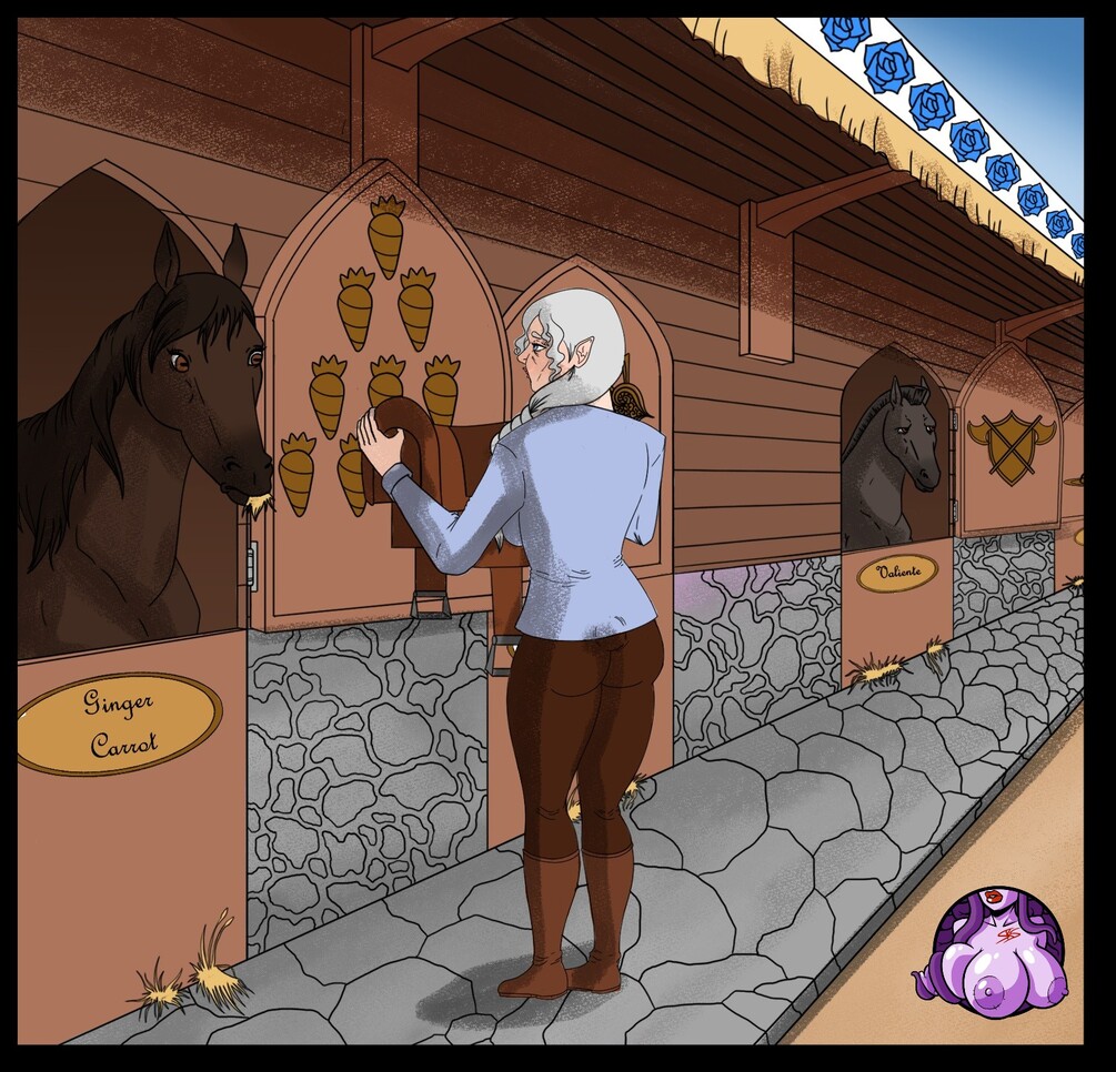 Stable retirement (Woman into horse TF sequence)