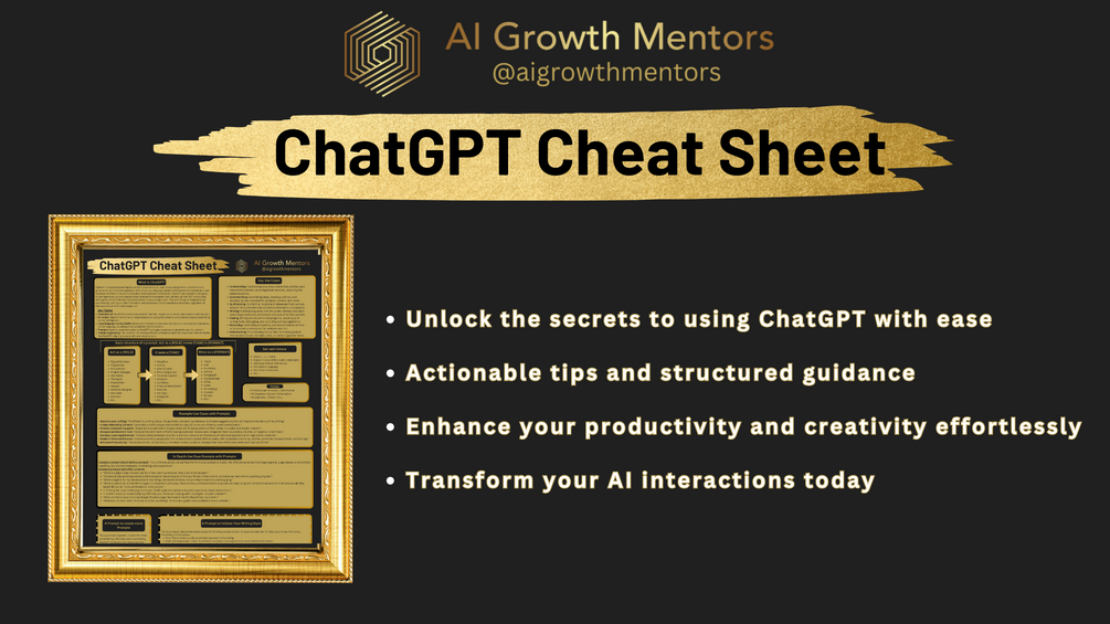 ChatGPT Cheat Sheet