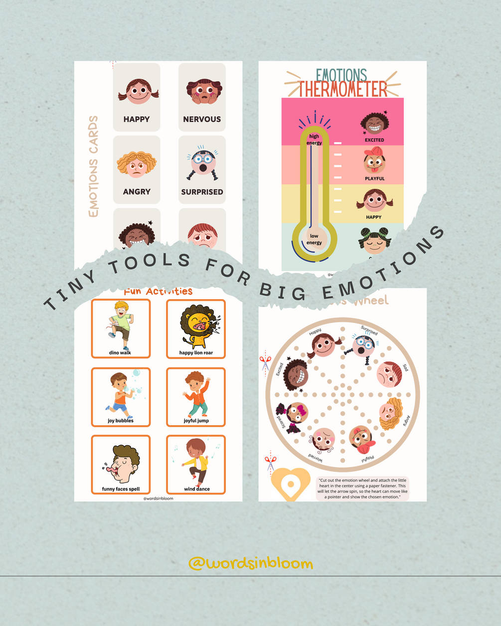 The Emotions Kit – A Printable Toolbox for Emotional Awareness