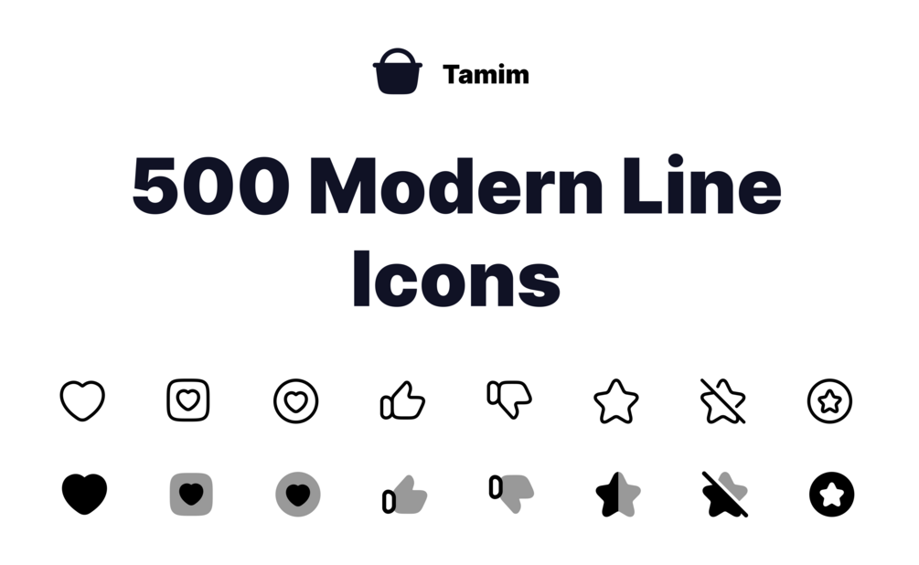 Modern UI Icons – 500 SVG Icons
