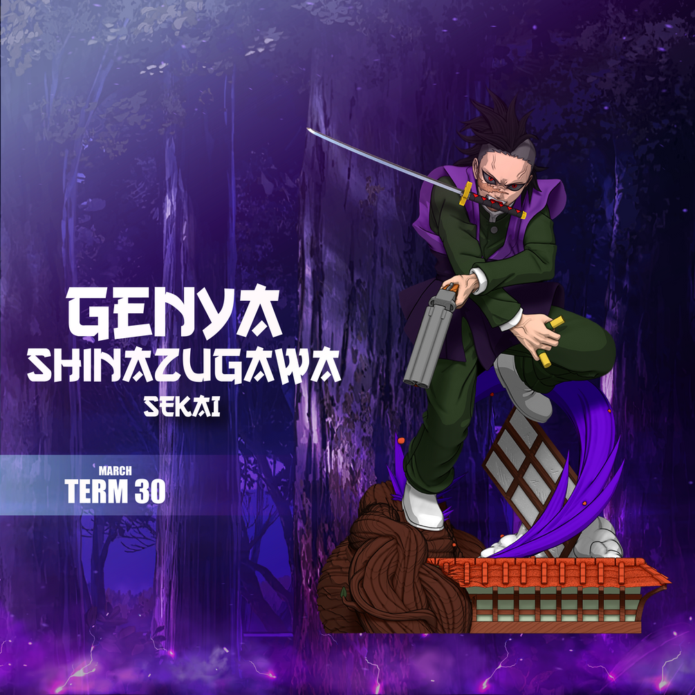 Genya Shinazugawa Sculpture and Bust - Sekai 3D Models - Tested and ...