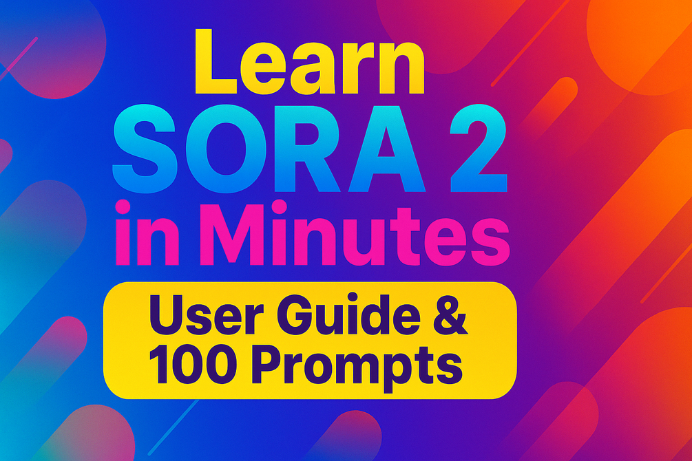 Learn SORA 2 in Minutes: User Guide & 100 Prompts