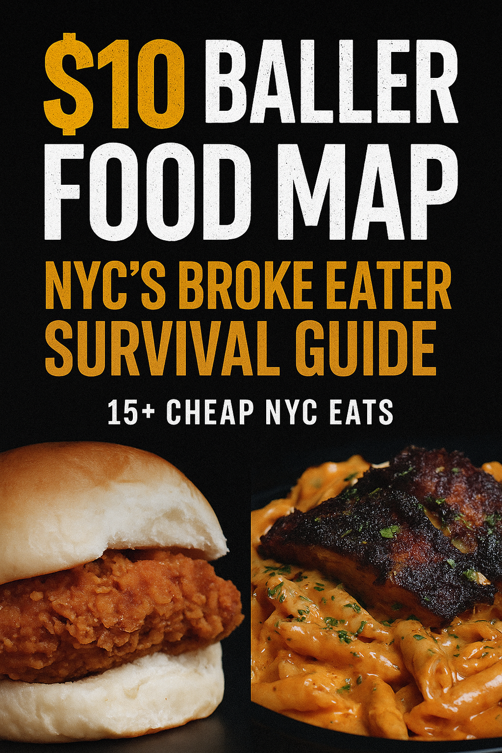 $10 Baller Food Map – NYC’s Best Cheap Eats