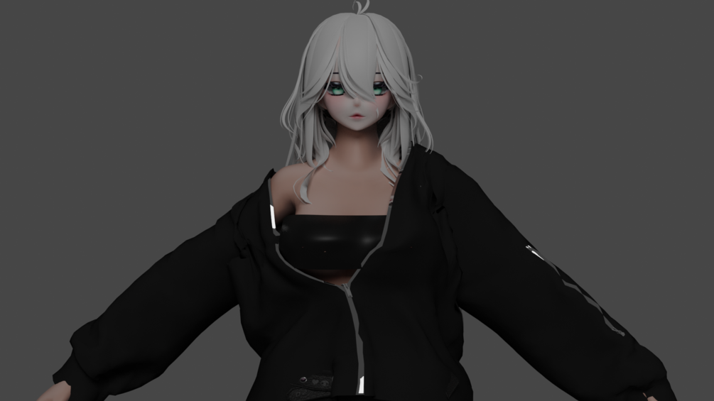 [VRChat] - Angela - 3D Model