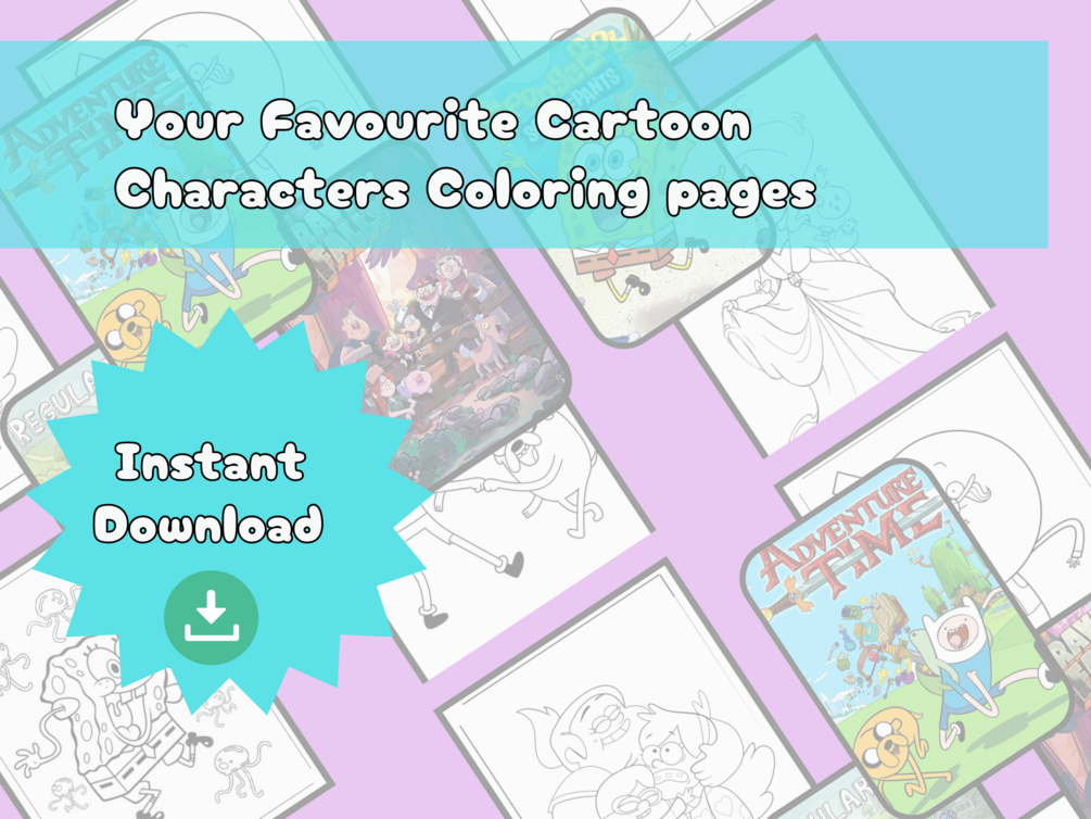 "Epic Toons: Printable Coloring Pages"