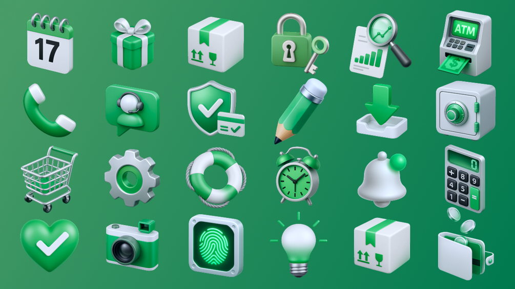 Essential 3D Icons Pack
