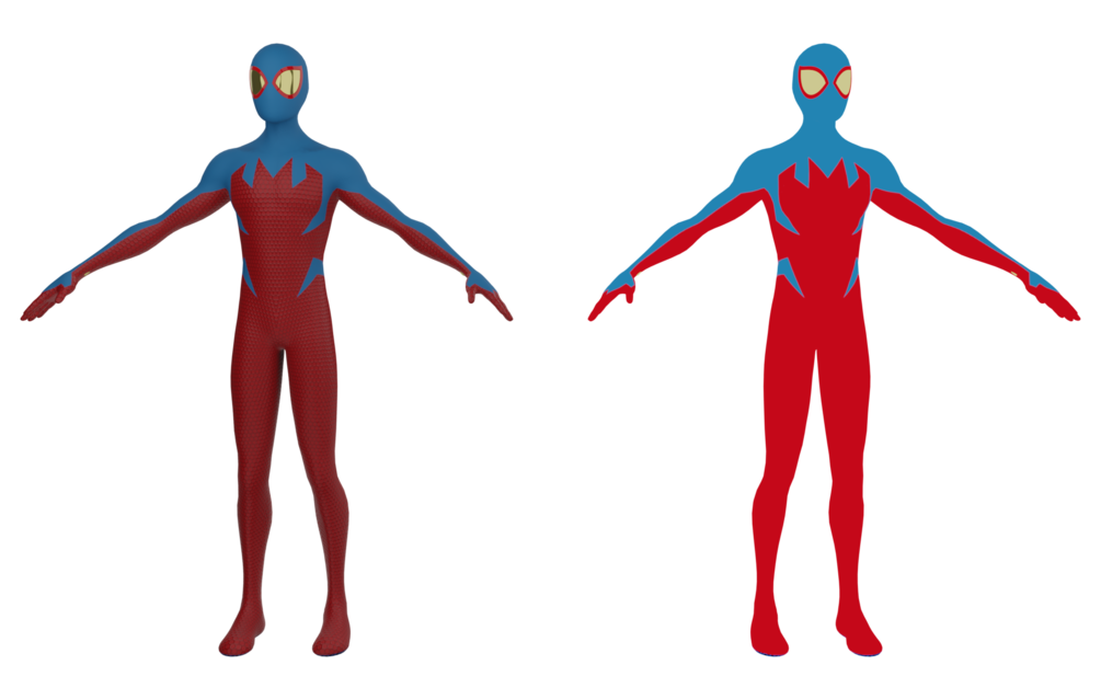 Spider-Boy V2 Texture Set (Lair Miles base texture set)