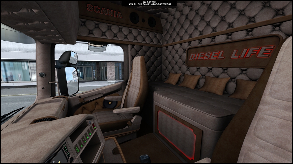 Interior Scania by RJL DIESEL ETS 2 #21