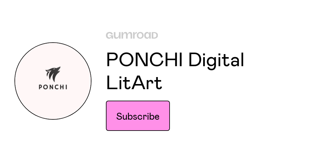 PONCHI Digital LitArt