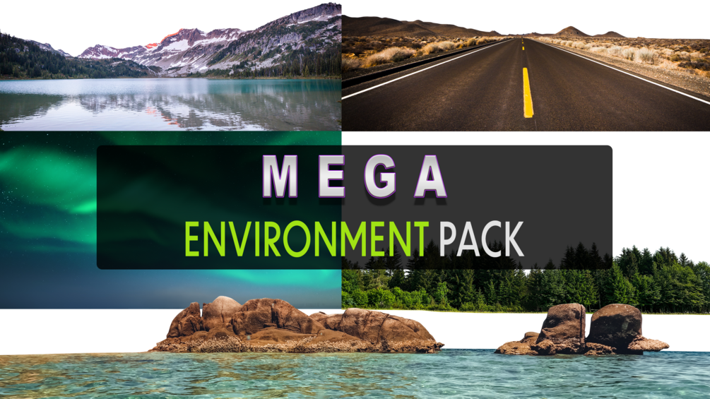 Mega Environment Pack | 200+ High-Res .TIFF Files for Photoshop Artists ...