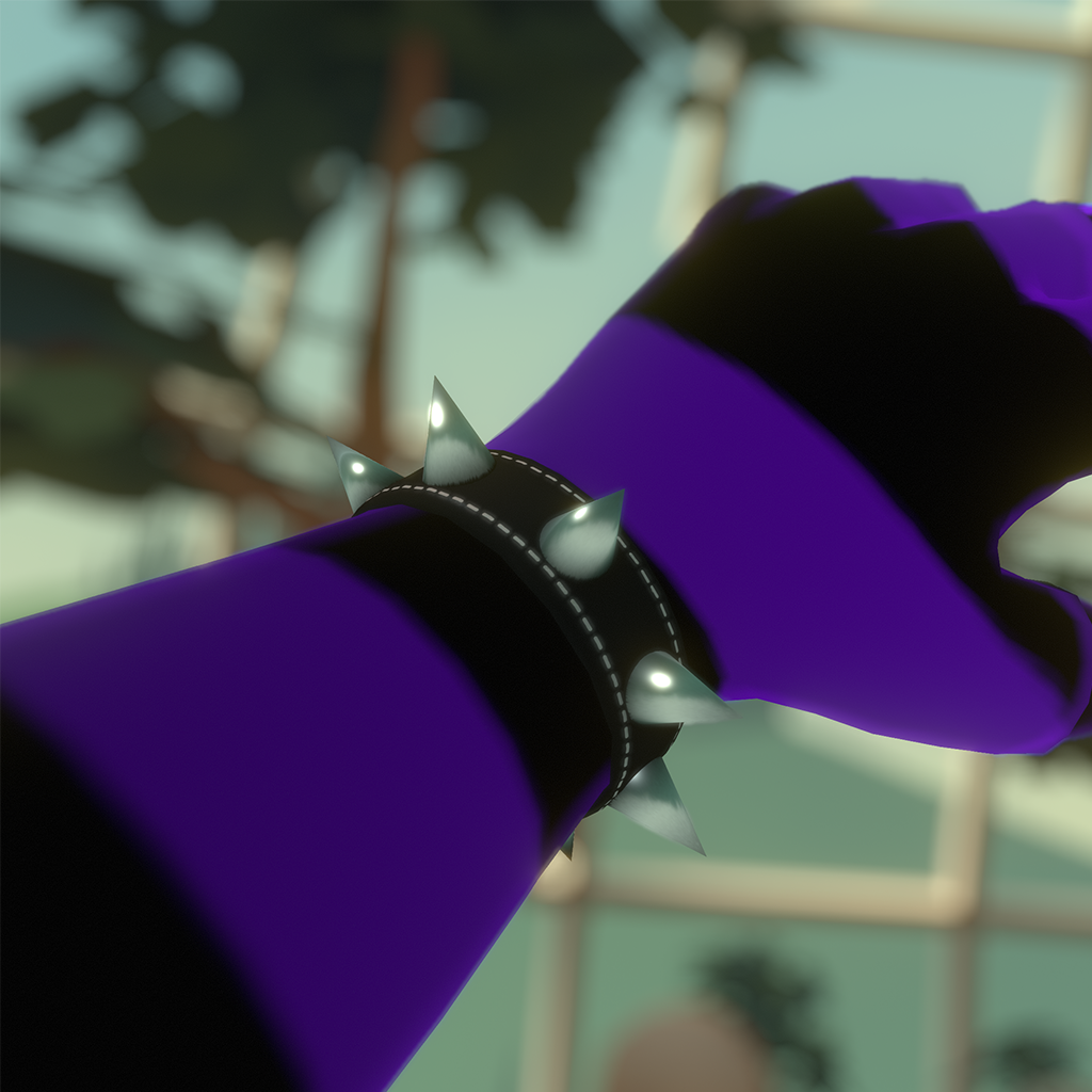 New VRCHAT/3d Asset, Spike Cuff by Tom on Gumroad! - SeriouslyNotTom ...