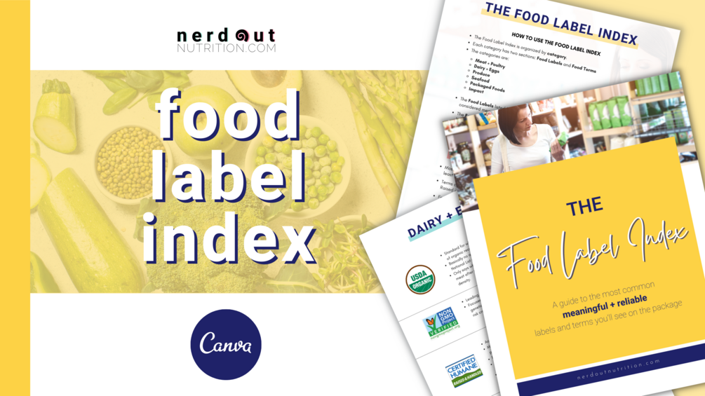 The Food Label Index