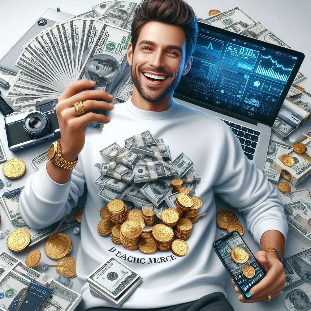 WANNA MAKE MONEY ONLINE....,GUIDE TO GET RICH WITH PRINT ON DEMAND ...