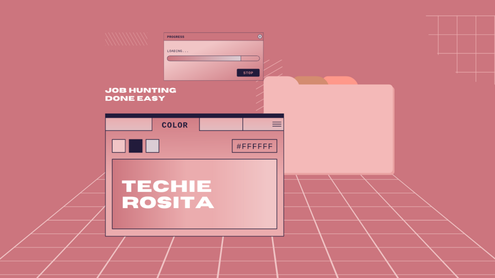 Resume Template - Futuristic Pink