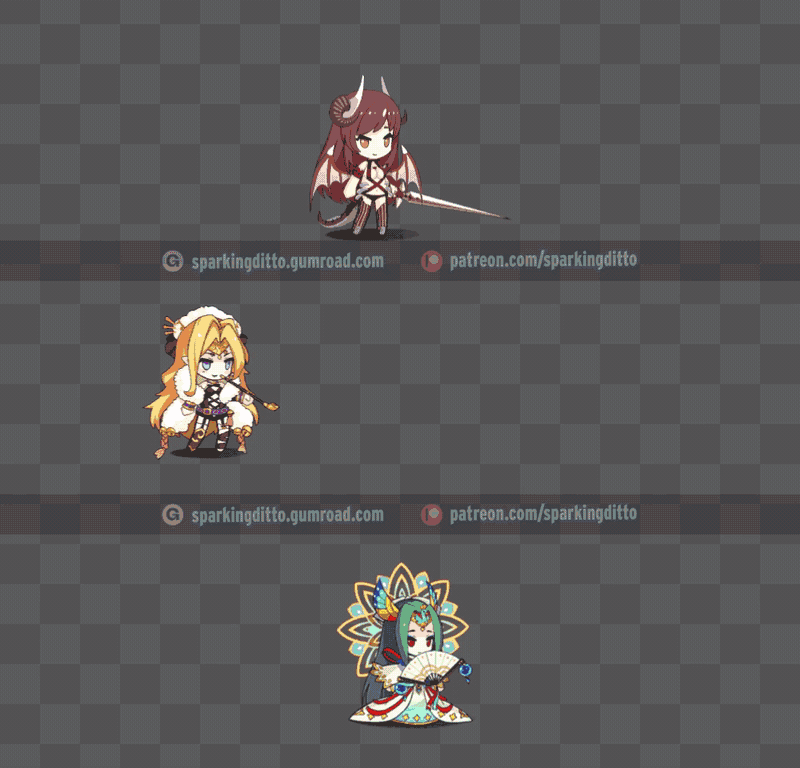 [Spine Pro & Live2D] Fantasy Heroes Saga