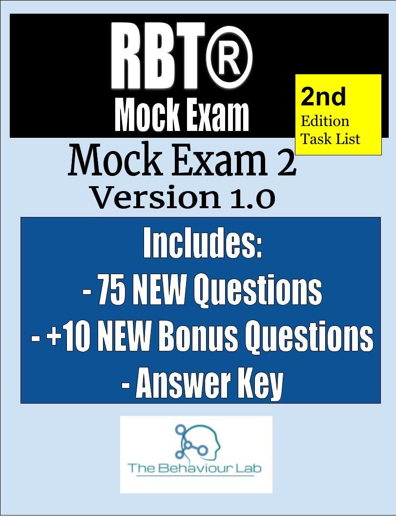 RBT mock exam 2 | 75 new questions + 10 new bonus questions | Answer ...