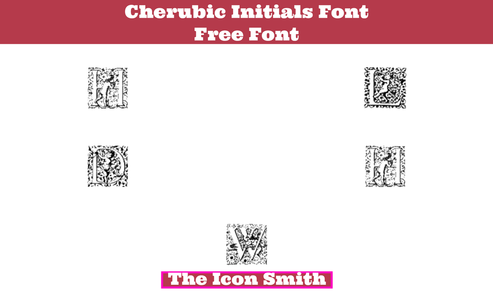 Free Cherubic Initials Font F4678
