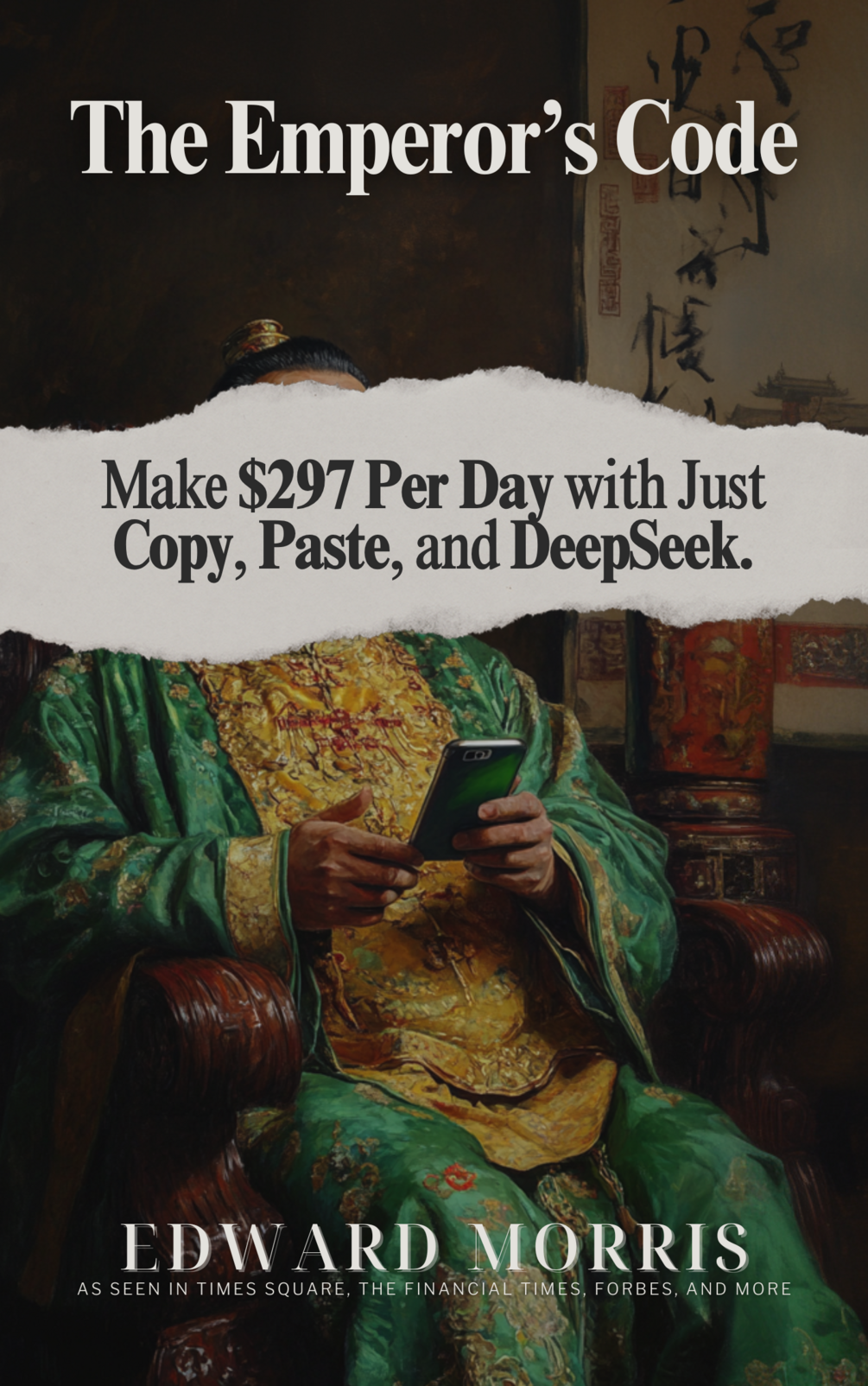 The Emperor's Code: Make $297 Per Day with just Copy, Paste, and DeepSeek