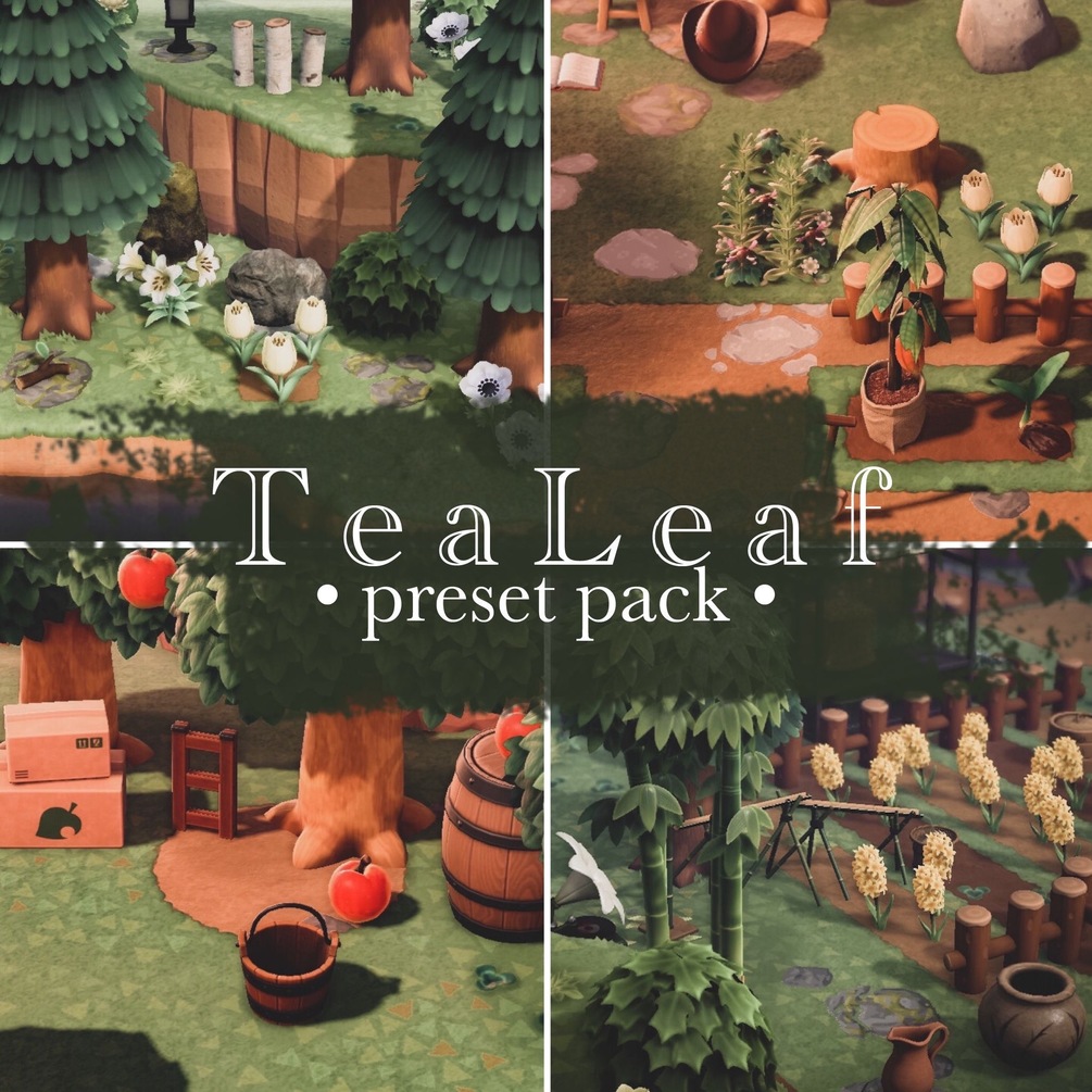 Tea Leaf Preset Pack - Animal Crossing ACNH presets for Lightroom