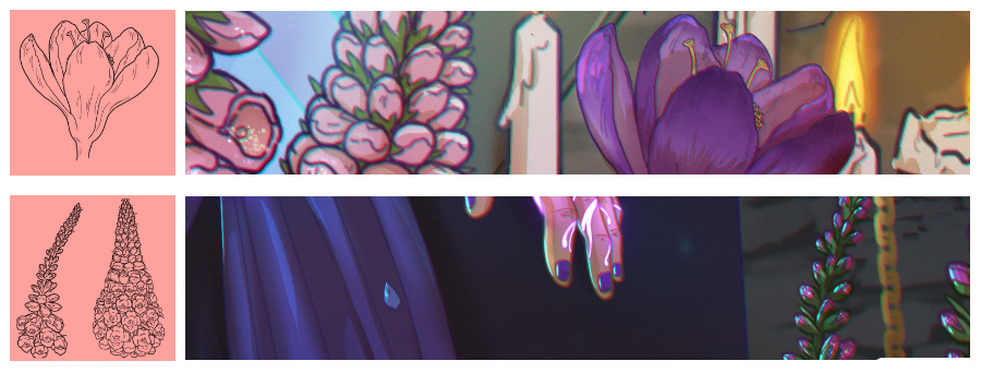 InkkSUNA's floral brushpack v1 (Krita)