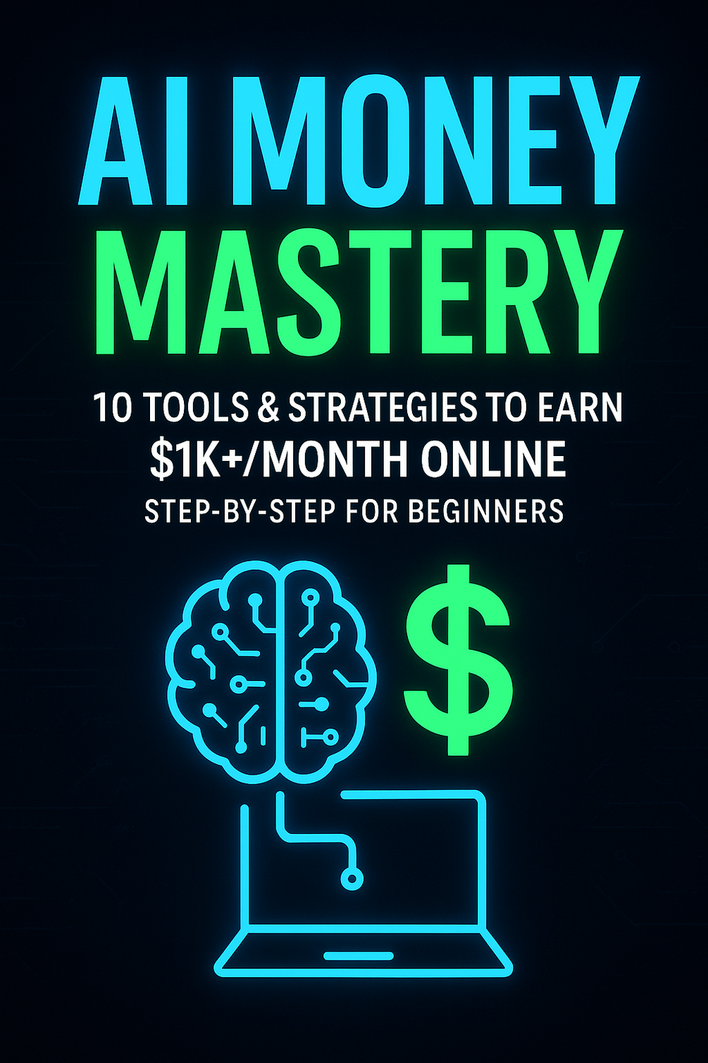 AI Money Mastery: 10 Tools & Strategies to Earn $1k+/Month Online (Step-by-Step for Beginners)