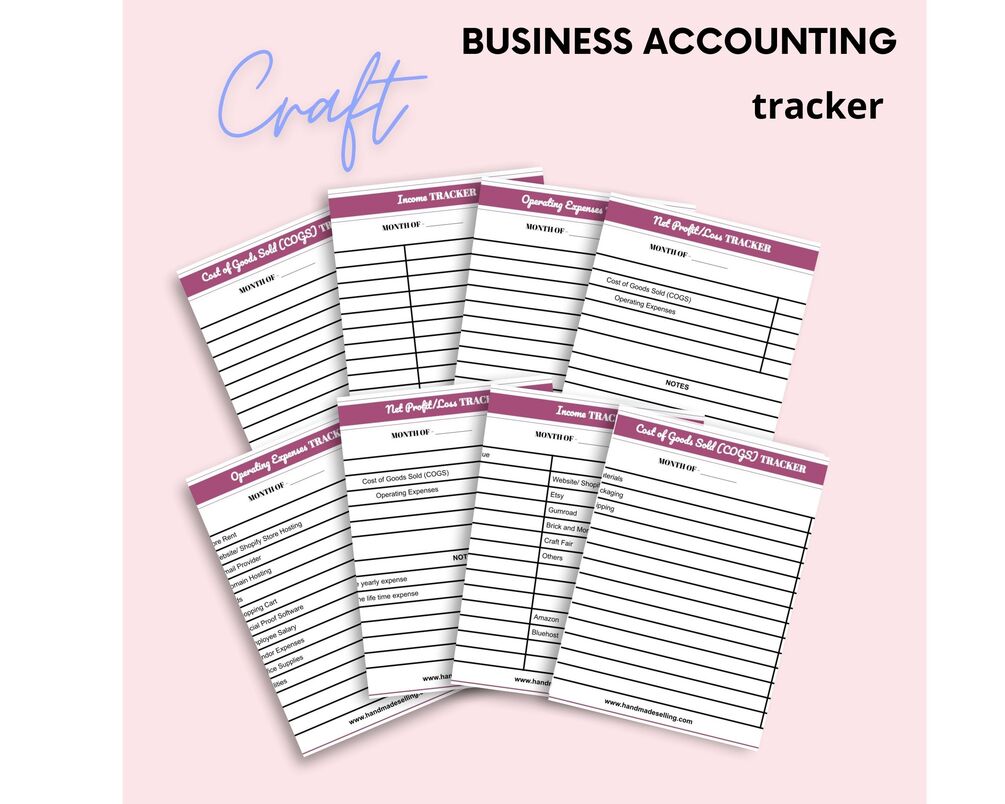 Craft Business Accounting Tracker