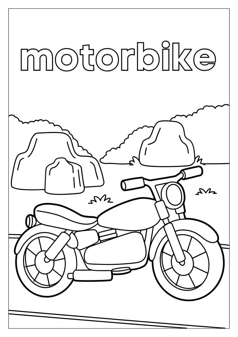 Vehicles and Transport Coloring Book for Kids – 24 Fun Pages to Print ...