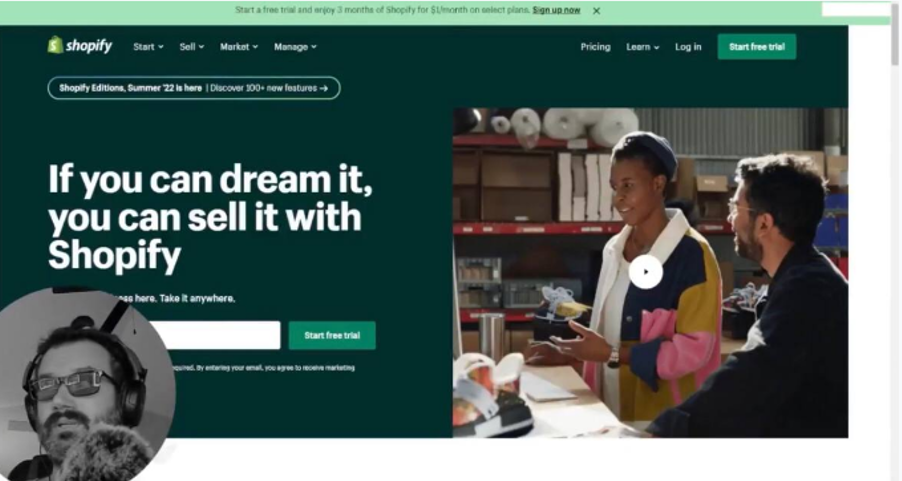 Quickly and easily create your own Shopify dropshipping store Course