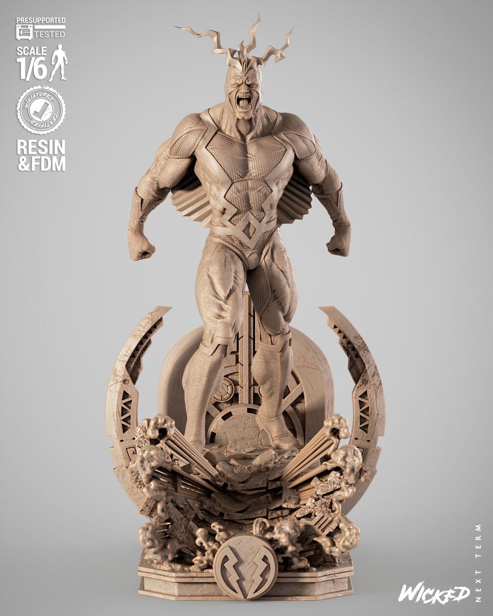 Wicked Marvel August 2025 Term Black Bolt Sculpture: Tested and ready ...