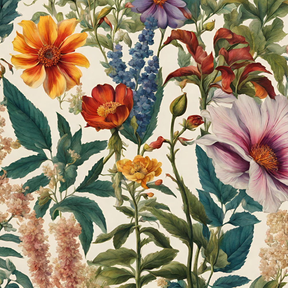 24 Botanic print , Floral, Botanical wall art