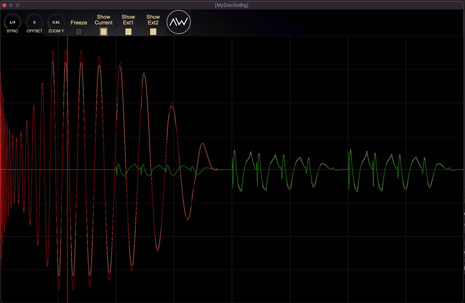 MultiOscillo [M4L] - Sample Accurate Signal Visualizer