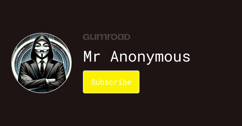 Mr Anonymous