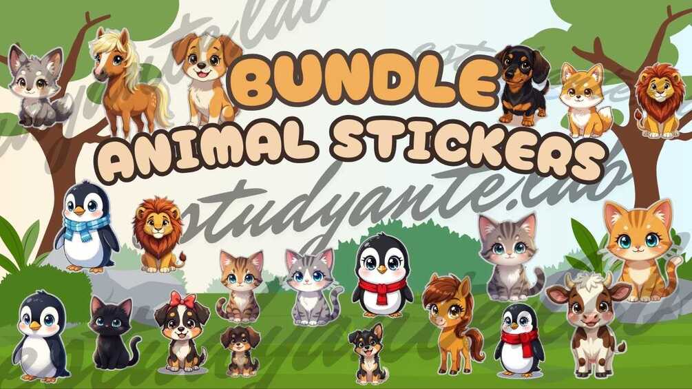 Animal Bundle Stickers