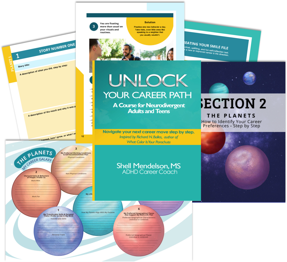 Unlock Your Career Path: A Course for Neurodivergent Adults and Teens (Digital Workbook)