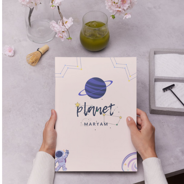 Planet-Inspired Notebook